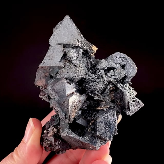 Hematite pseudomorph after Magnetite | Payun Volcano, Altiplano de ...