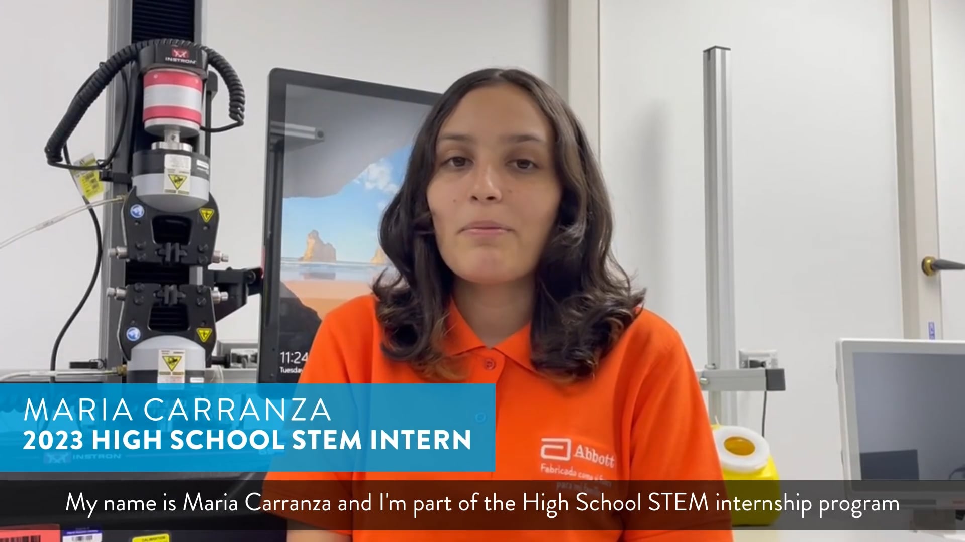 High School STEM Intern - Maria - Costa Rica.mp4 on Vimeo