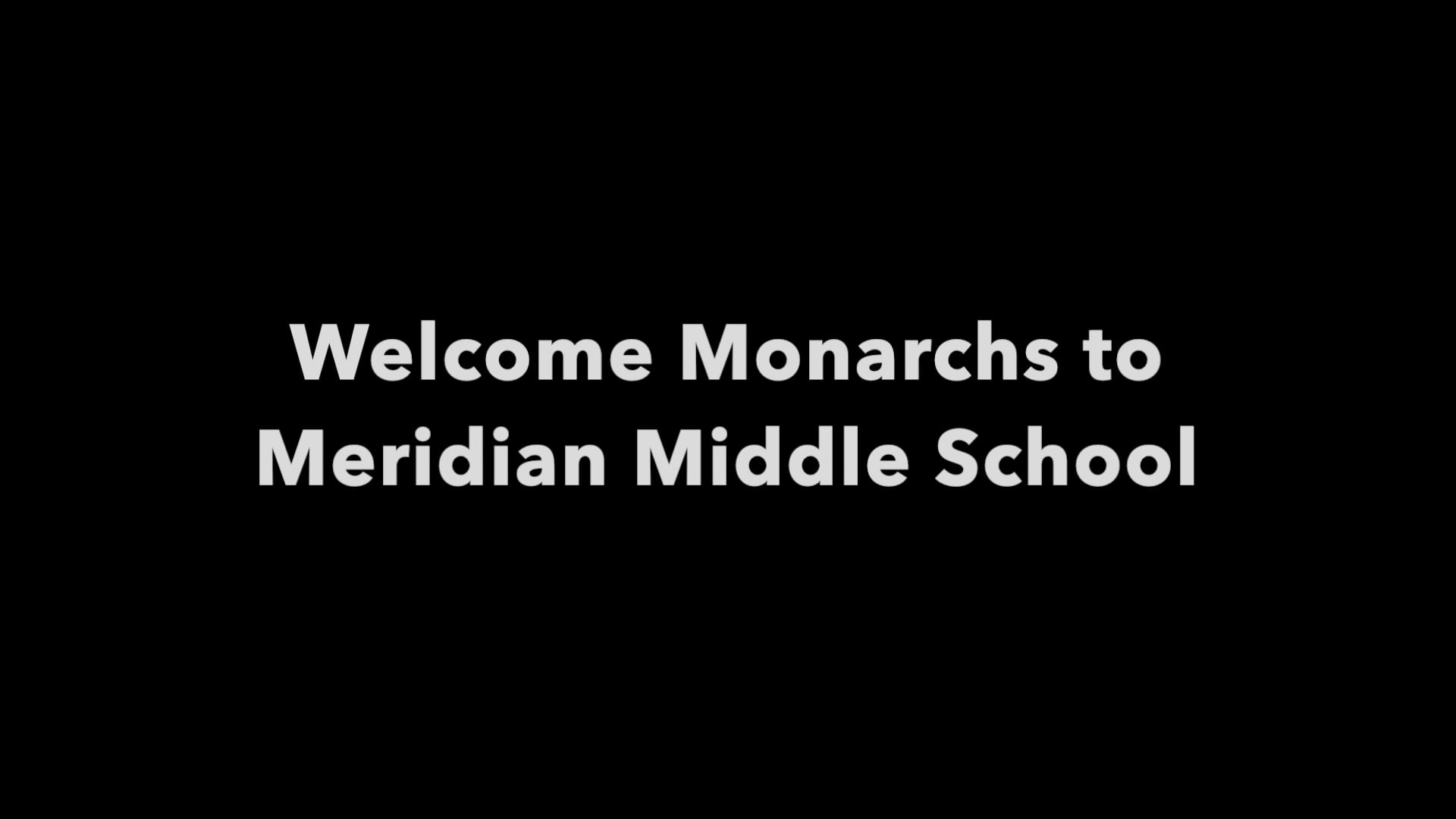 Welcome to Meridian Middle School 23-24 on Vimeo