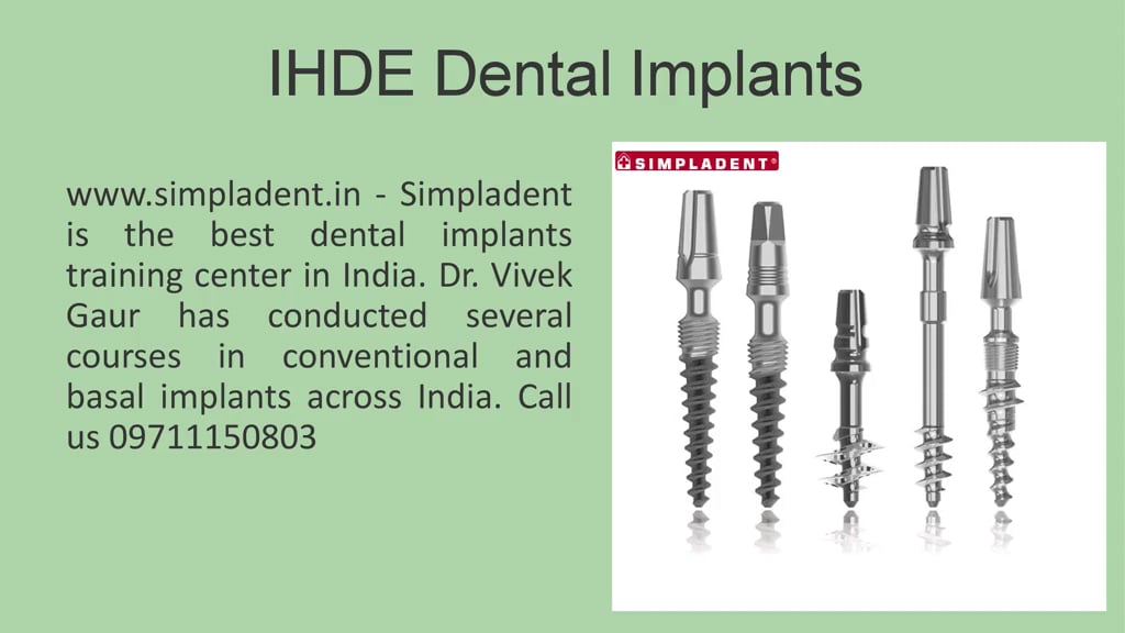 IHDE Dental Implants on Vimeo