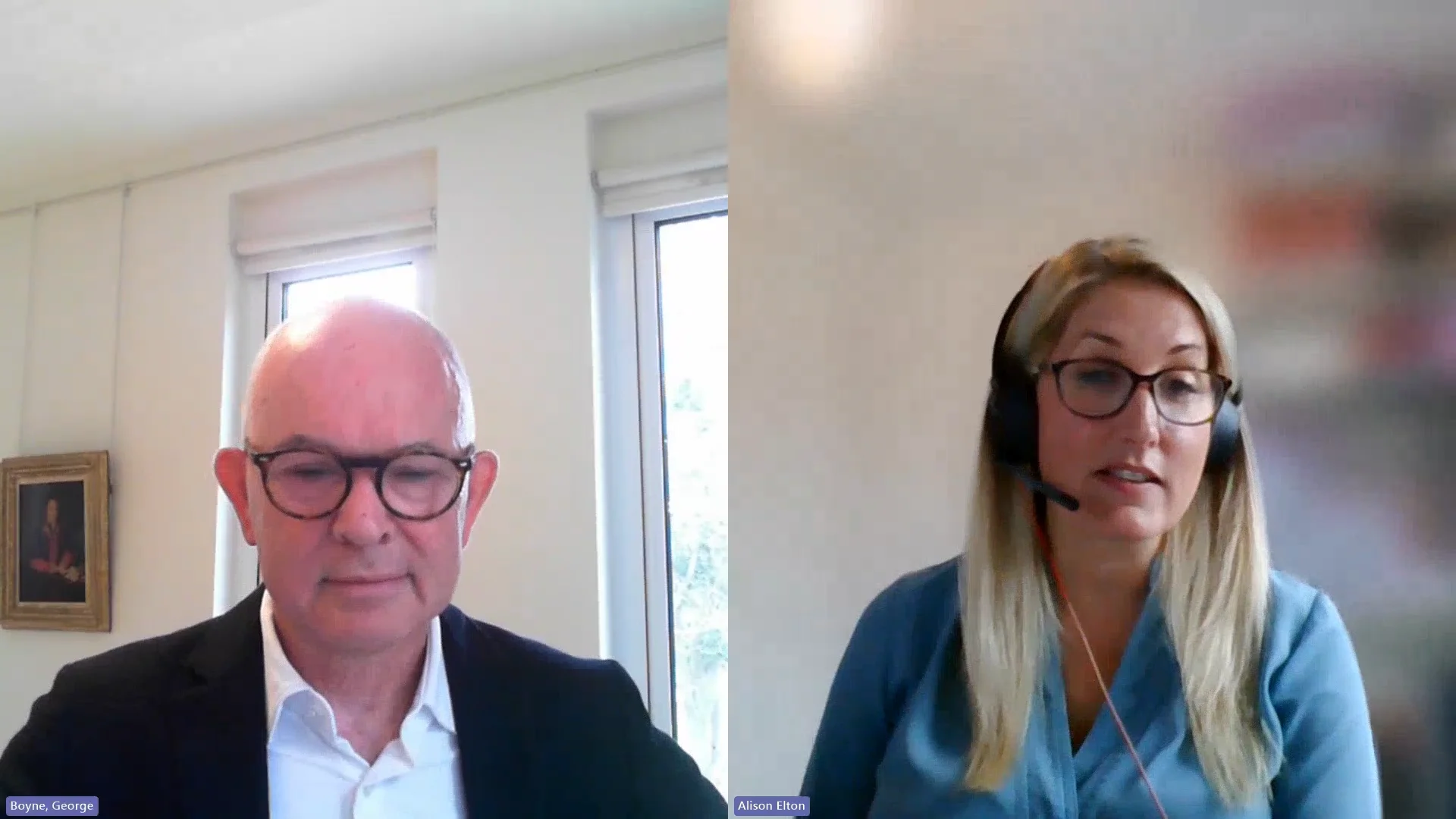 Professor George Boyne, Principal and Vice Chancellor, introduces the ...