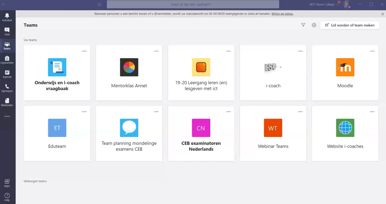 Teams - Een Team voor een klas maken en inrichten on Vimeo