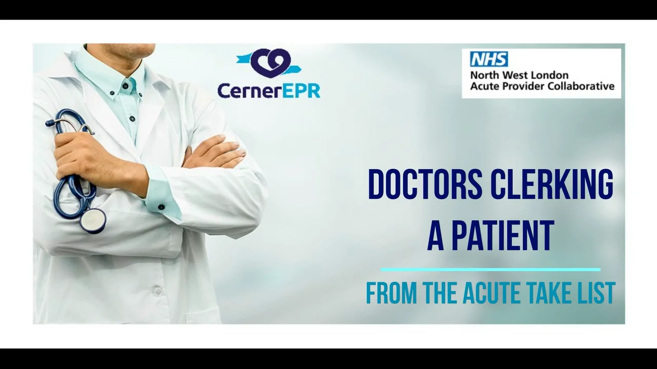 Doctors Clerking a Patient from the Acute Take List on Vimeo