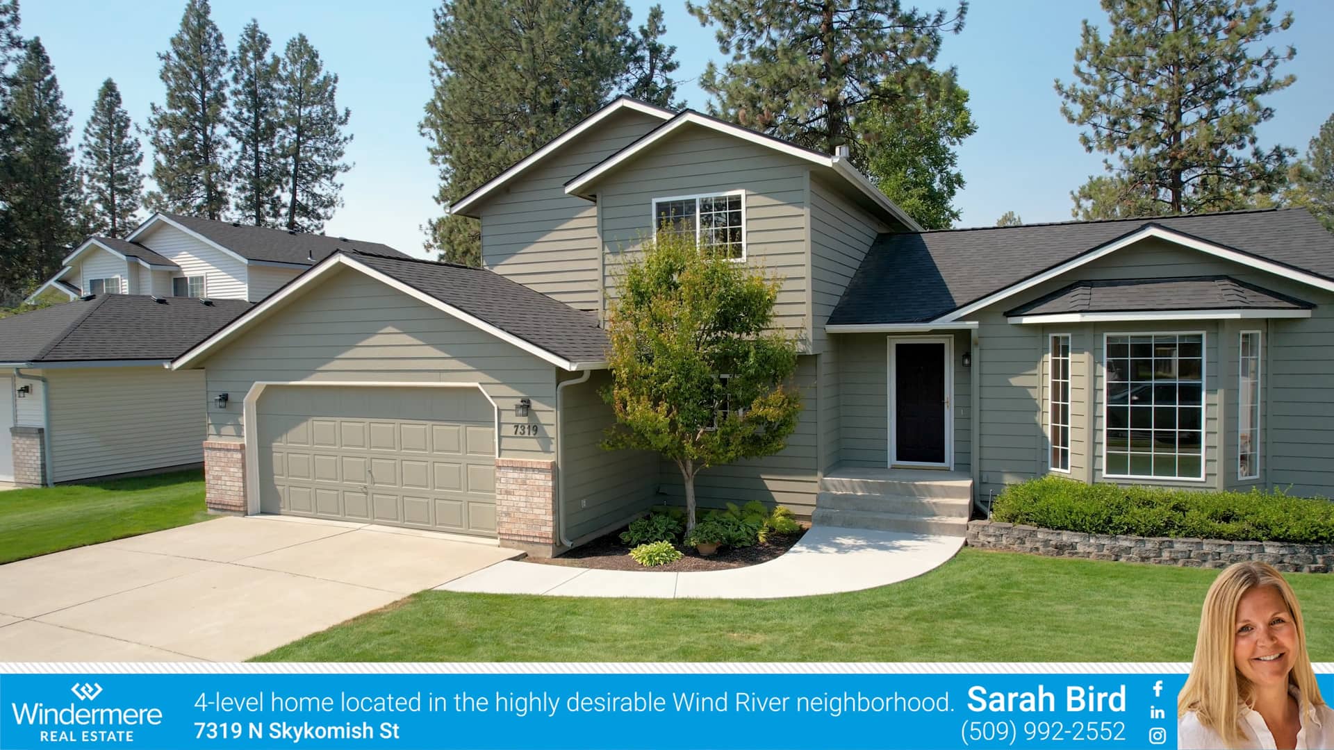 4-level home located in the highly desirable Wind River neighborhood ...