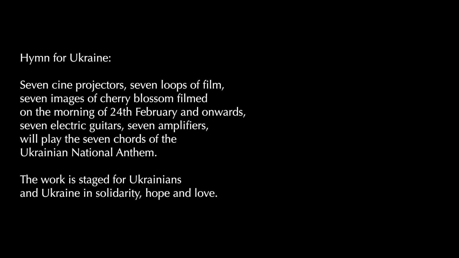 Hymn for Ukraine- Interview on Vimeo