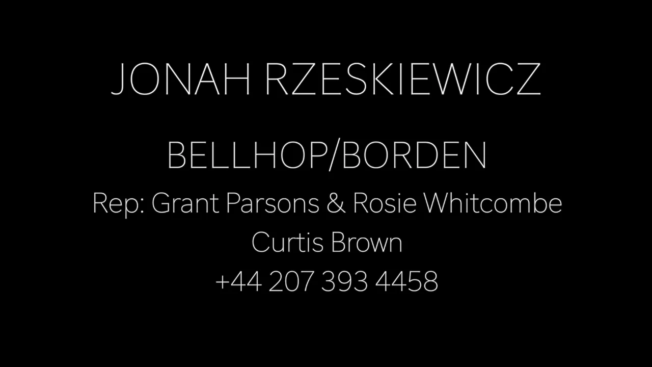 Jonah Rzeskiewicz - Bellhop_Borden - Tape on Vimeo