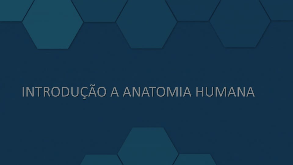 Anatomia humana - Uni 1 - Videoaula 1 on Vimeo