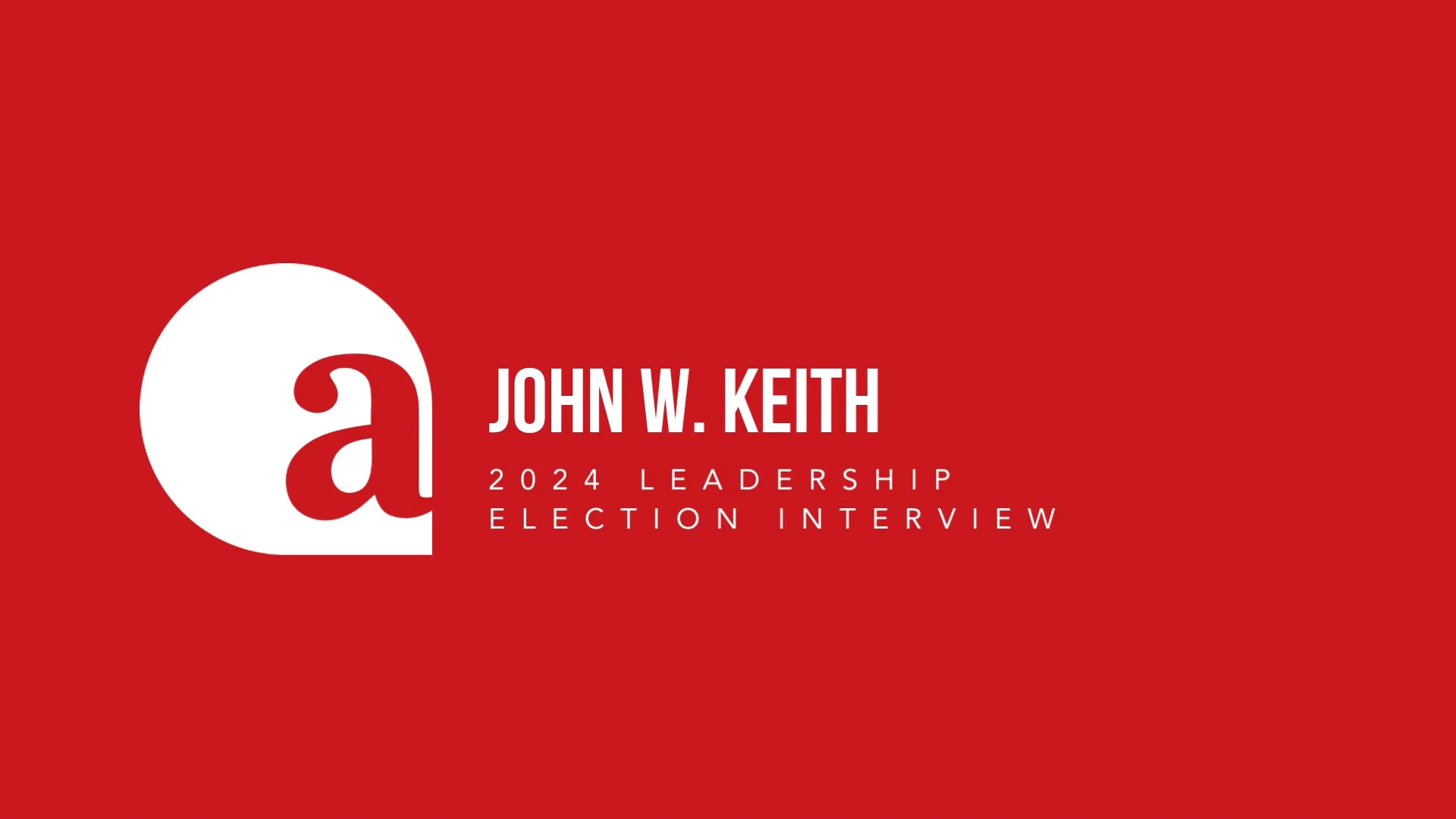 2024 Election - John W. Keith on Vimeo