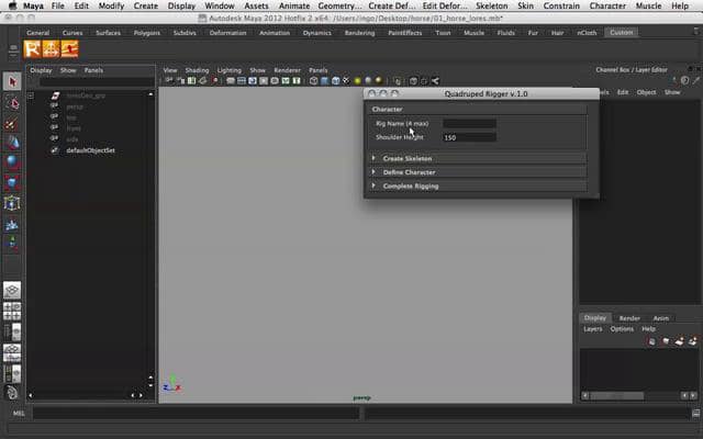 Quadruped Rigger - Rigging Process on Vimeo