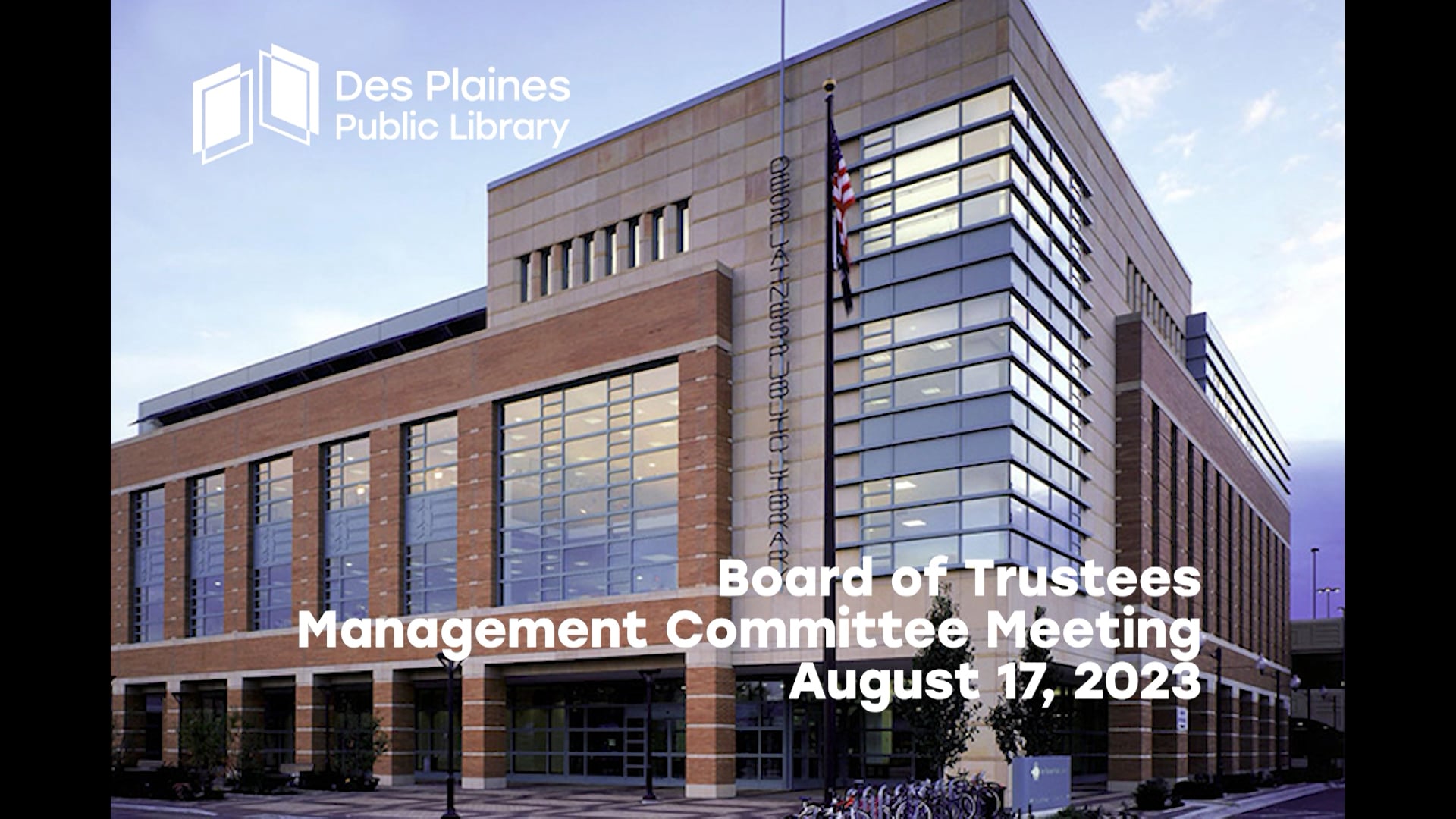Des Plaines Public Library Board Of Trustees Management Committee ...