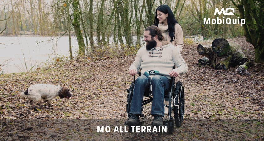 MobiQuip All Terrain, Disability Wheelchair for Going Anywhere