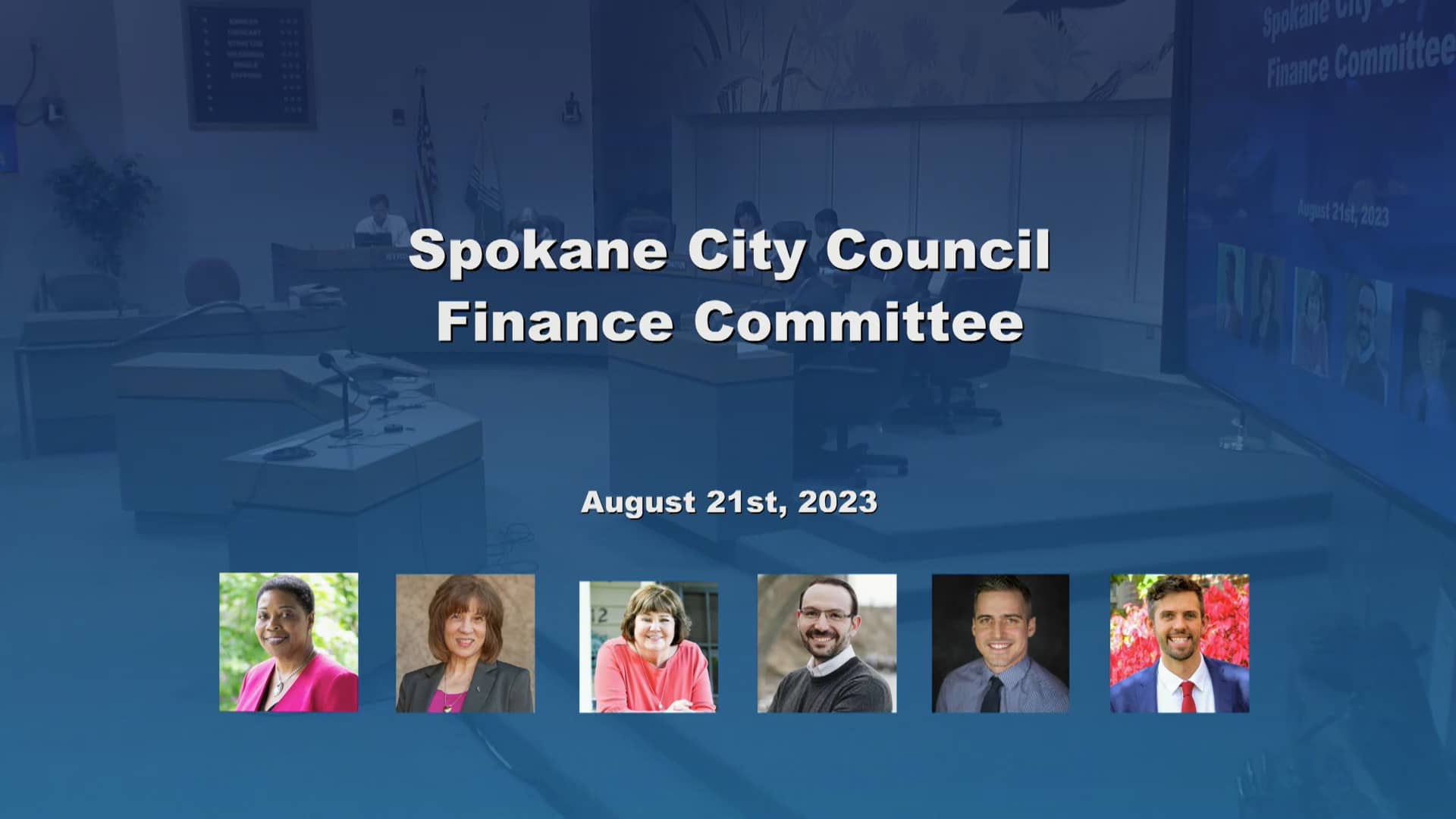 August 21st, 2023 Spokane City Council Finance Committee on Vimeo