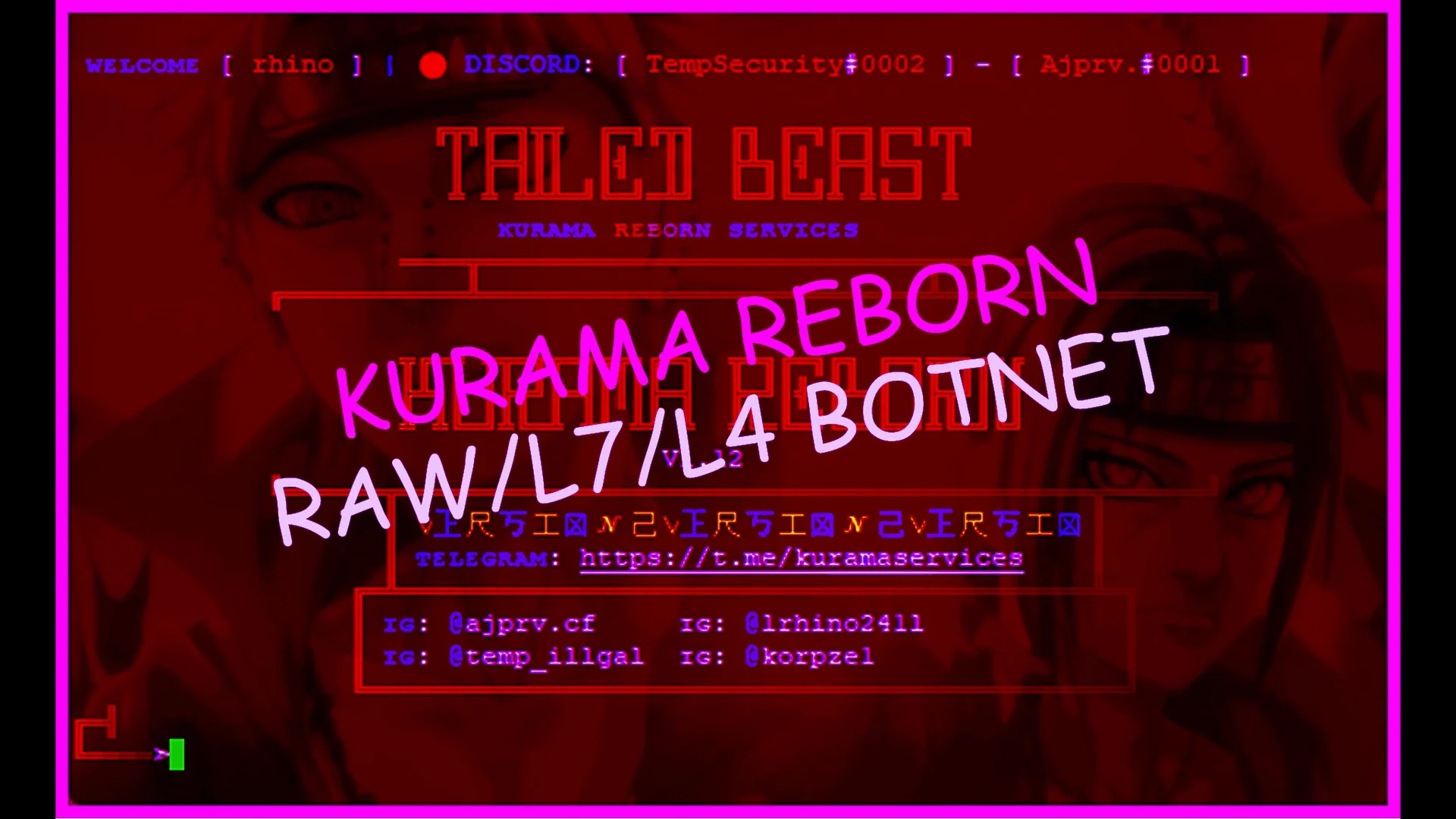 KuramaV2 Raw/L7/L4 Botnet on Vimeo