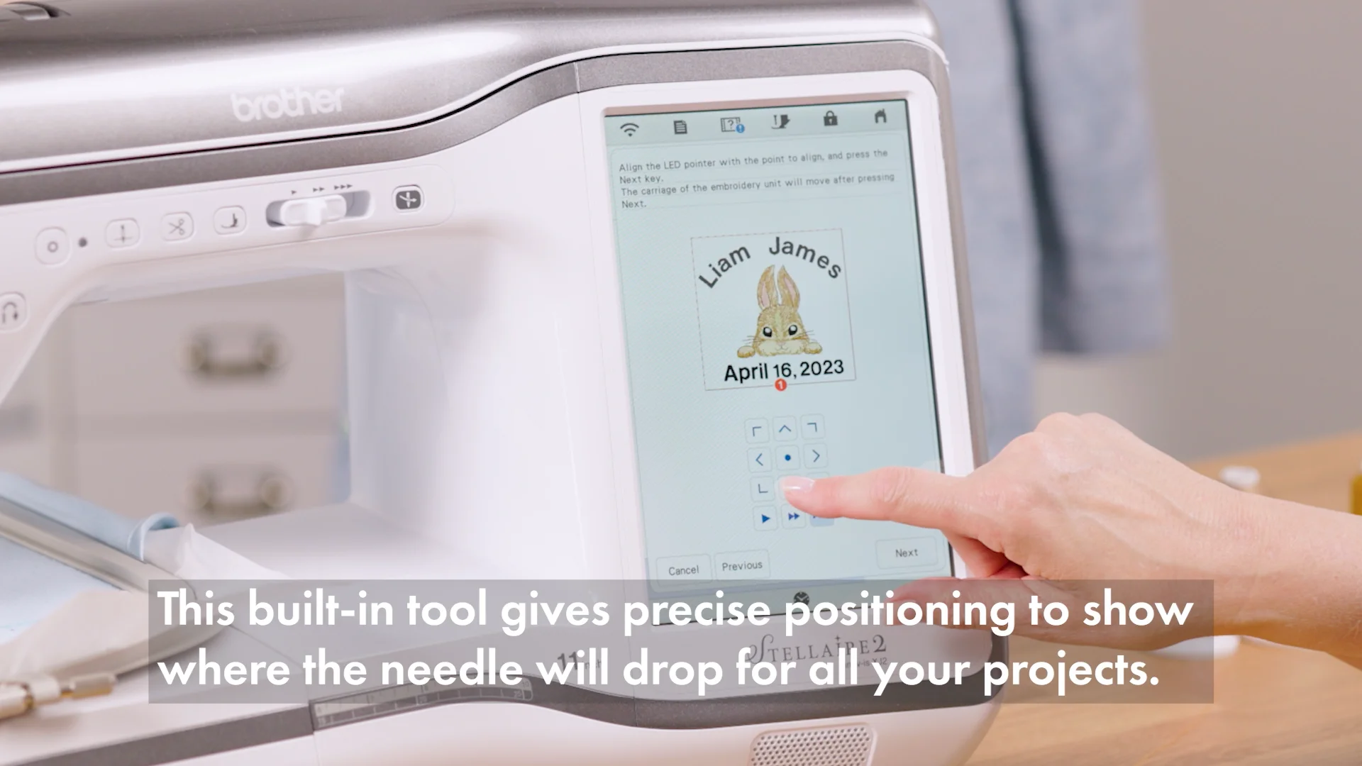 2-POINT EMBROIDERY POSITIONING WITH LED POINTER V4 on Vimeo