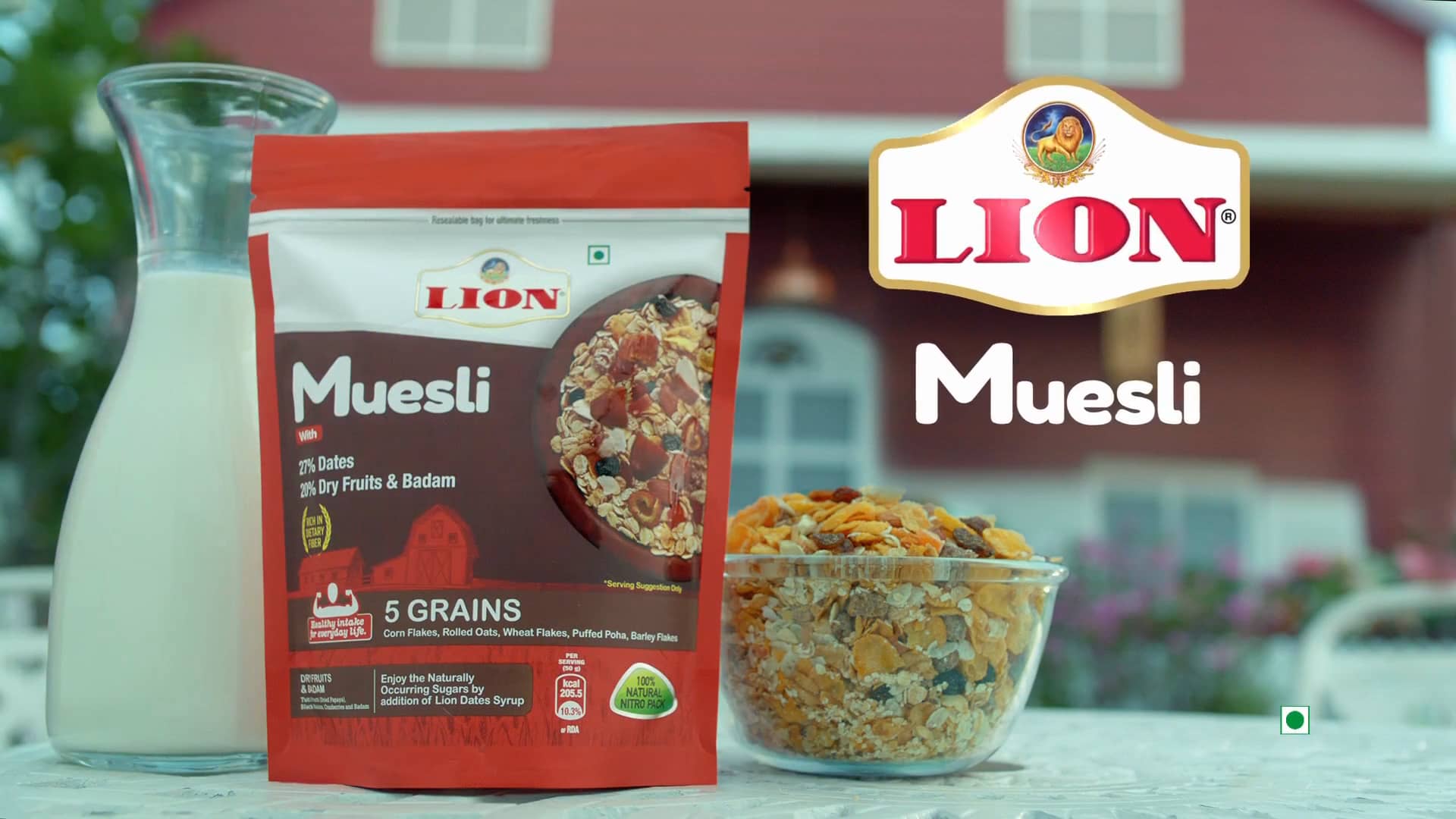 lion muesli oats on Vimeo