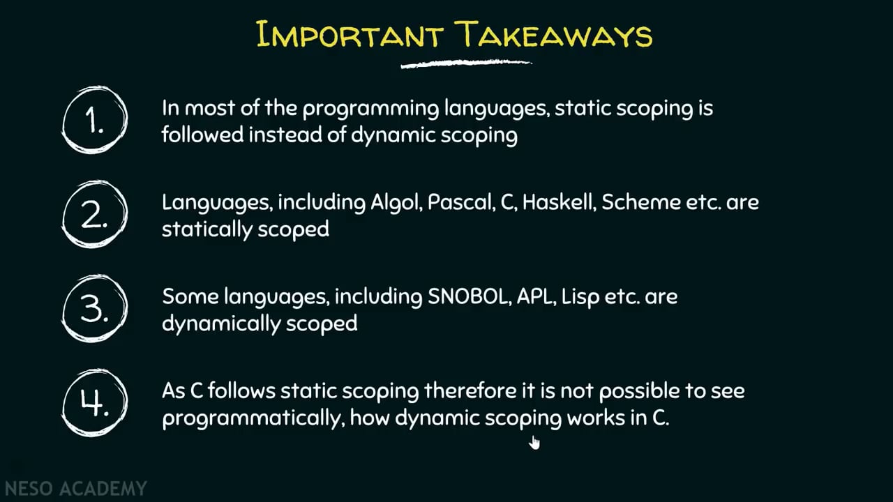 Static and Dynamic Scoping Part-4 on Vimeo