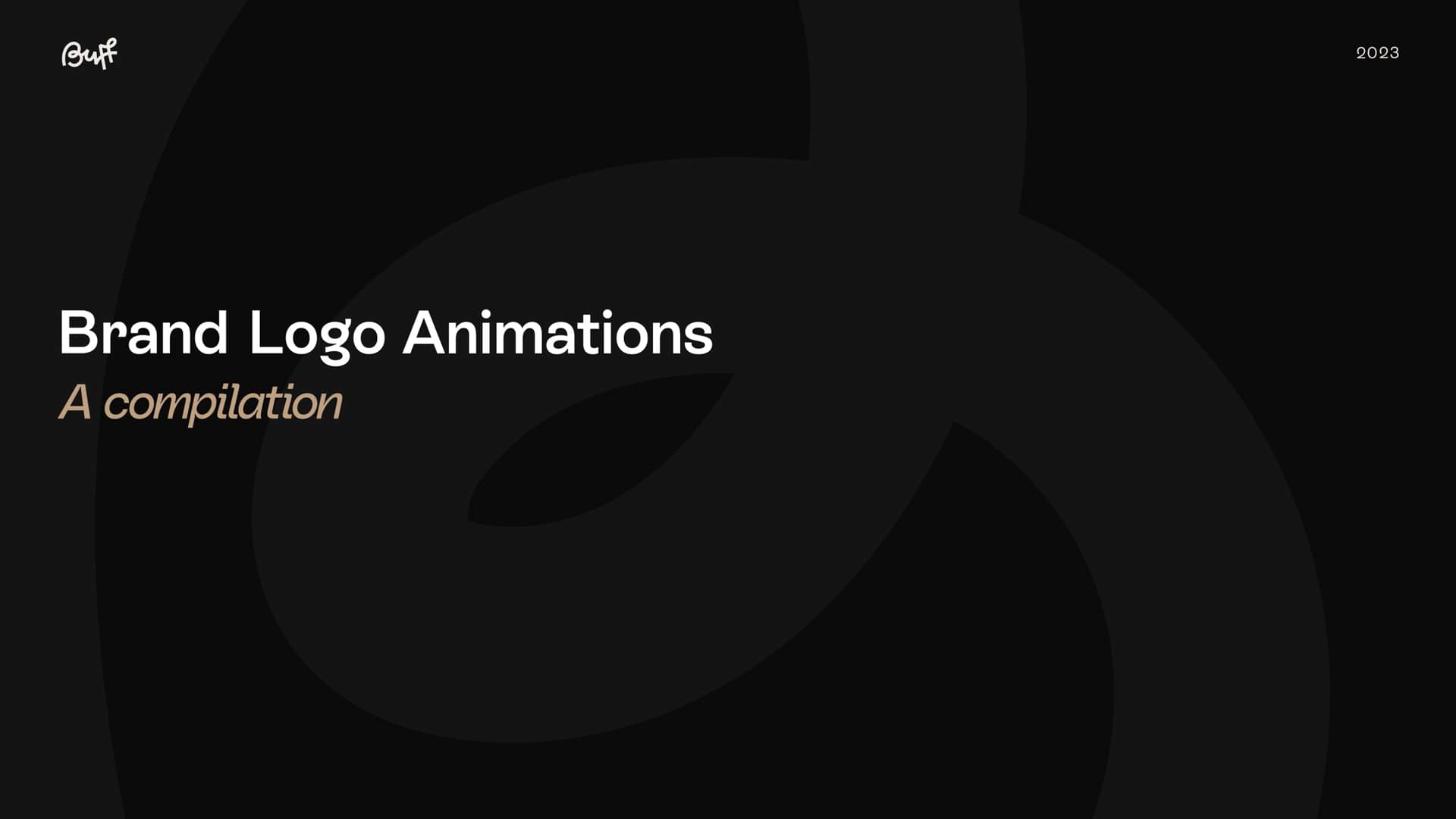Buff Logo Animations - A Compilation on Vimeo