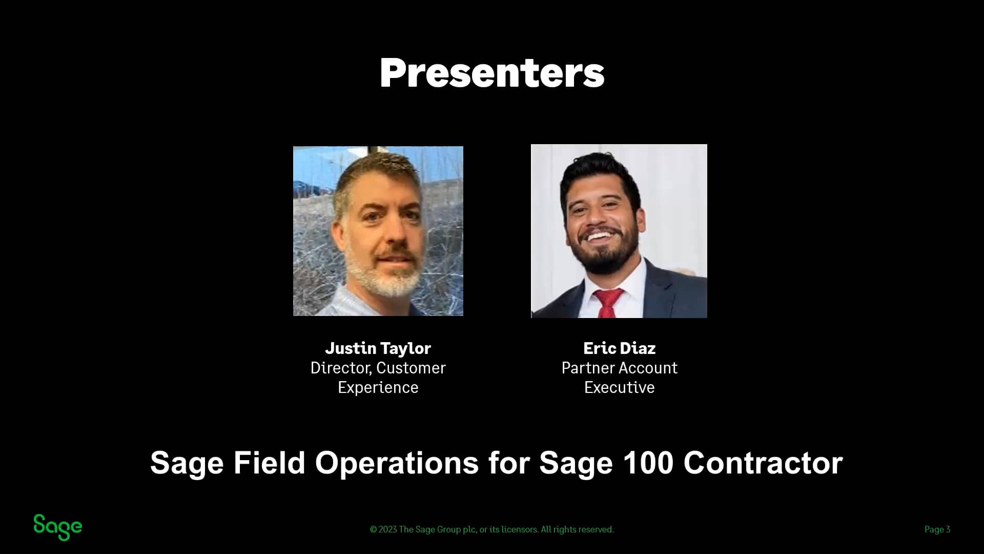 Sage Field Operations for Sage 100 Contractor - 2023-08 on Vimeo