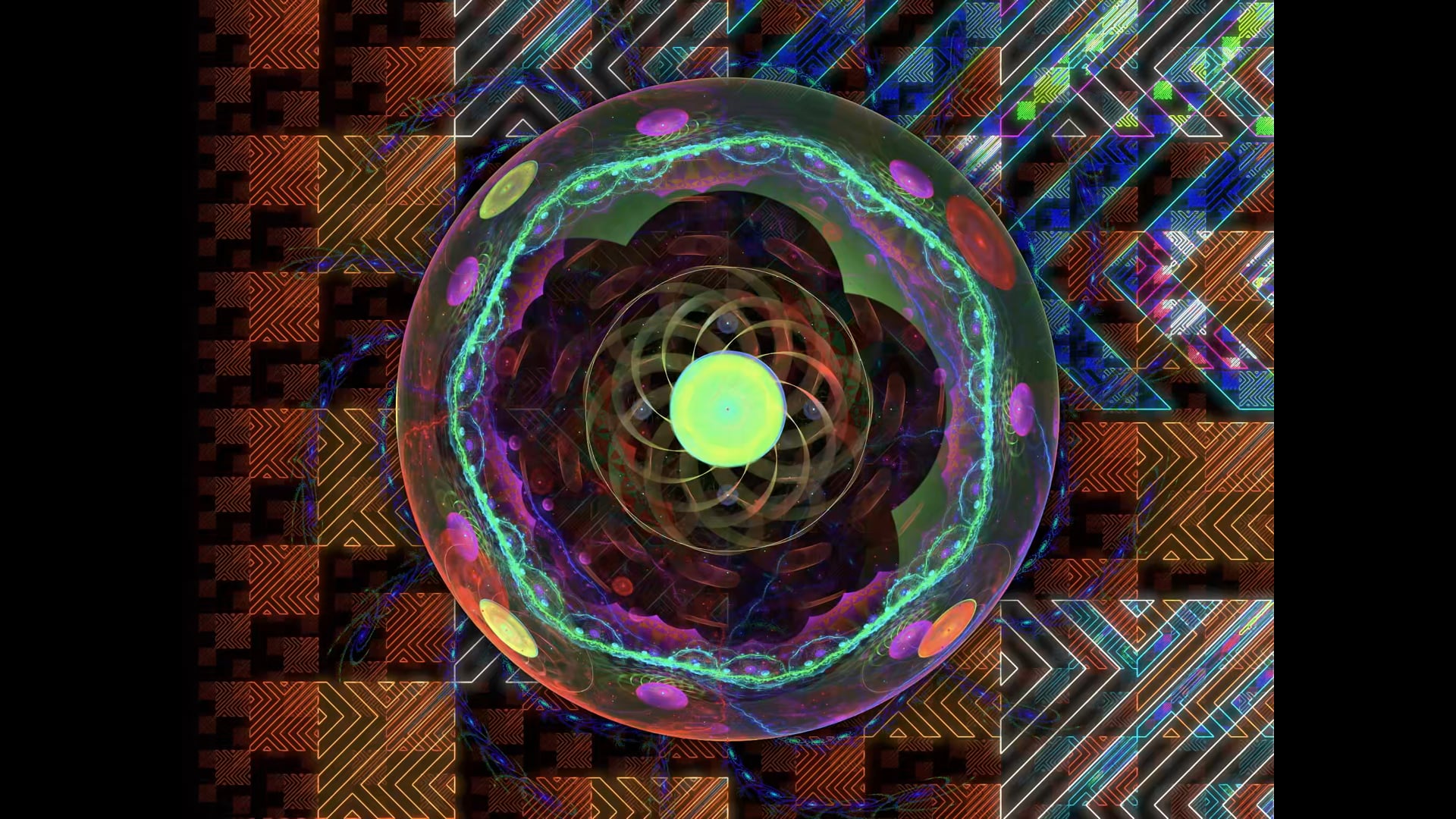AllSeeingSkye - Abstract Algorand Art