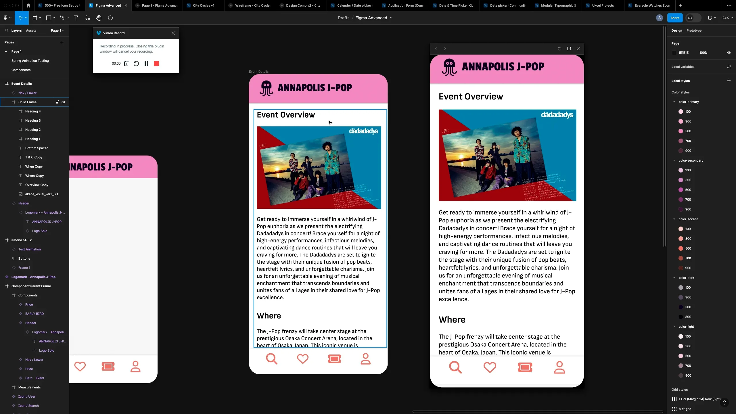 Figma Advanced - Project 06 on Vimeo