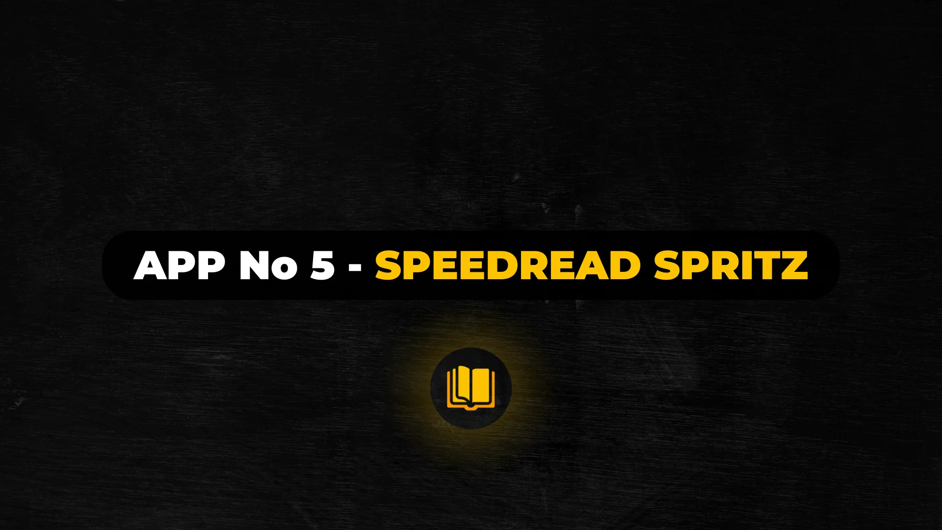 8.15 APP No 5. SpeedRead - Spritz