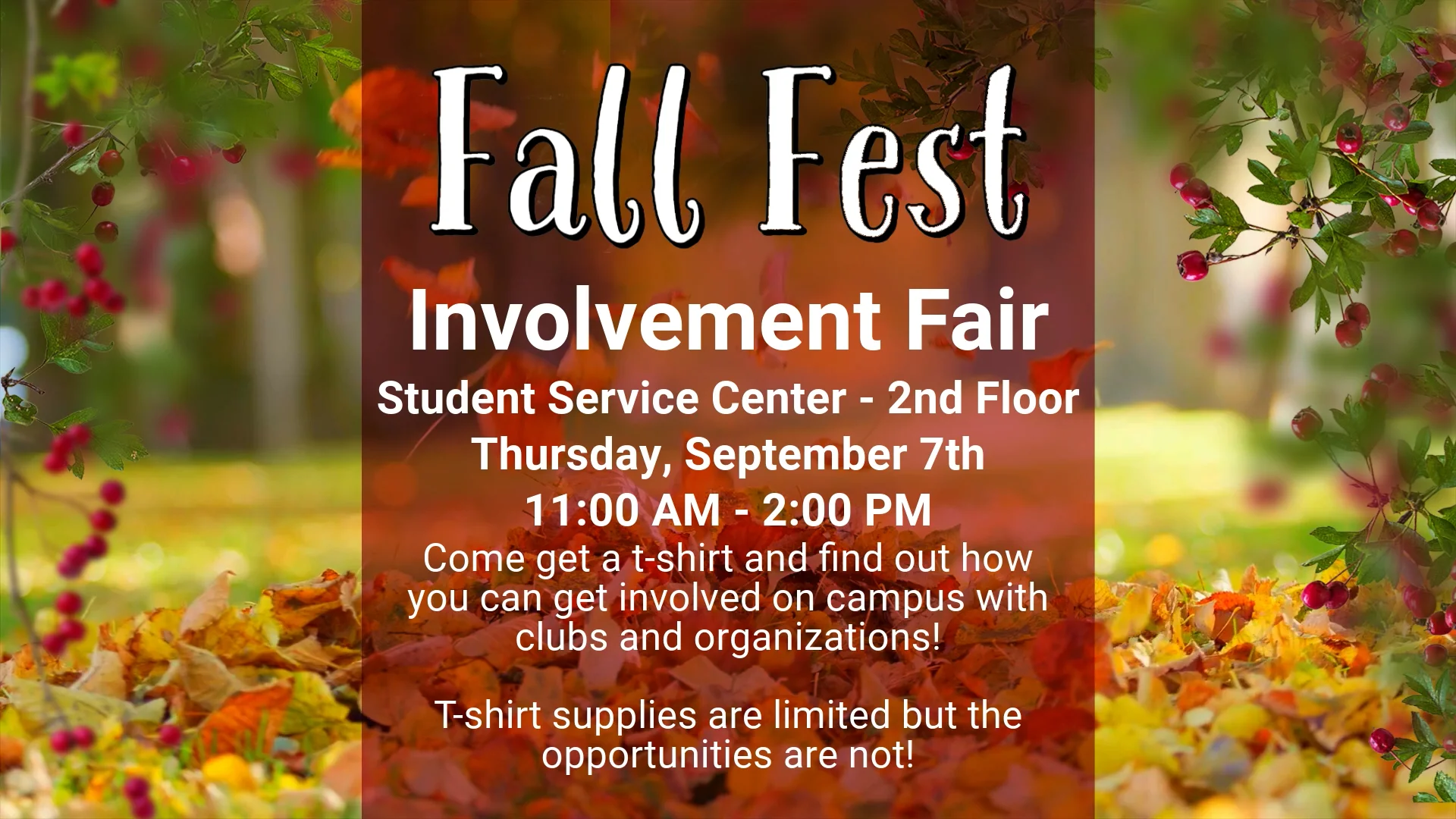 Fall Fest - Digital Signage - Allegheny on Vimeo