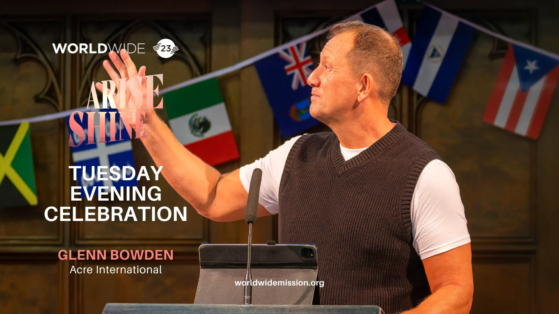 Tuesday Evening Celebration - Europe - Glenn Bowden - Acre Int on Vimeo