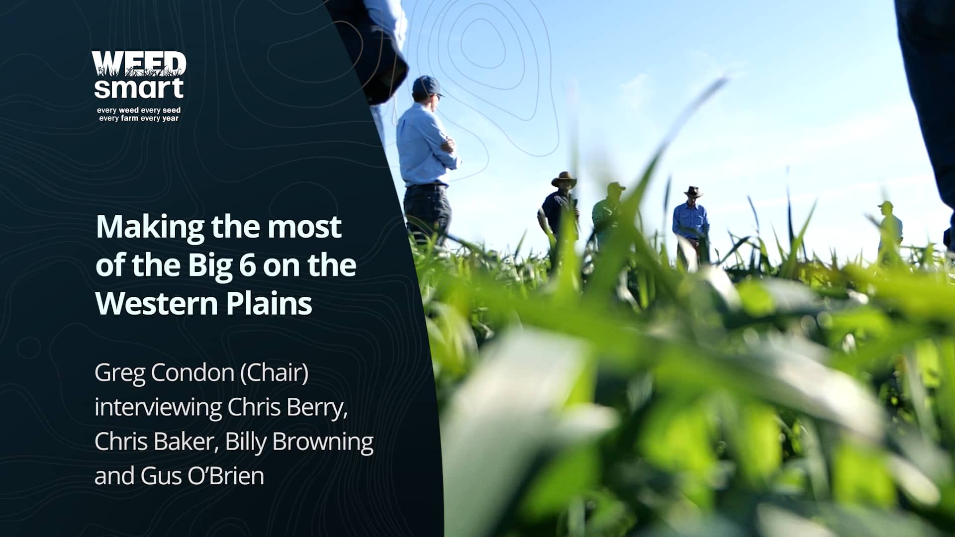 Making the most of the Big 6 on the Western Plains - Panel with Greg ...