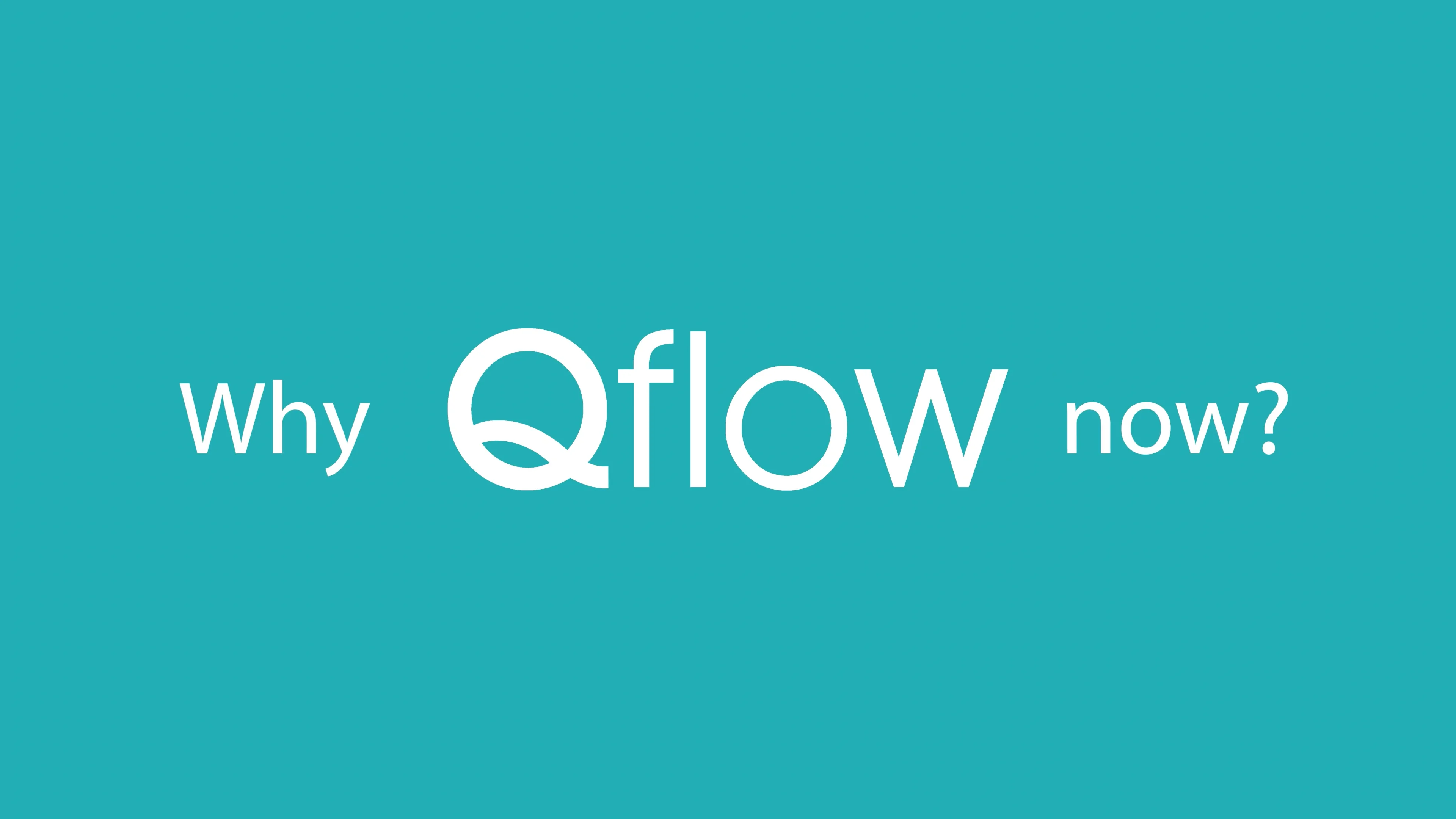 Why Qflow Now? - Short Version