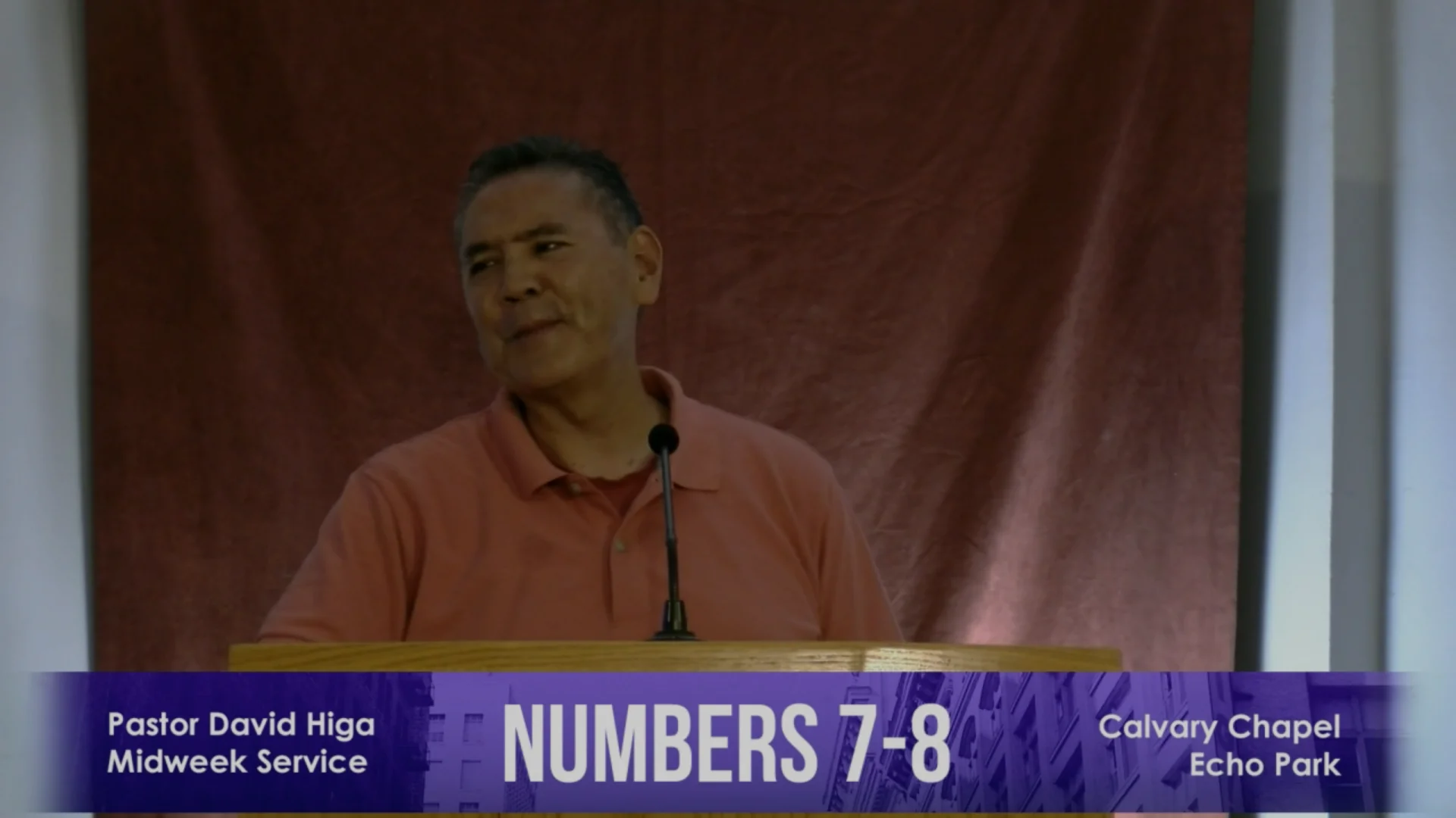 Numbers 7-8 message | Midweek Bible Study | 230823