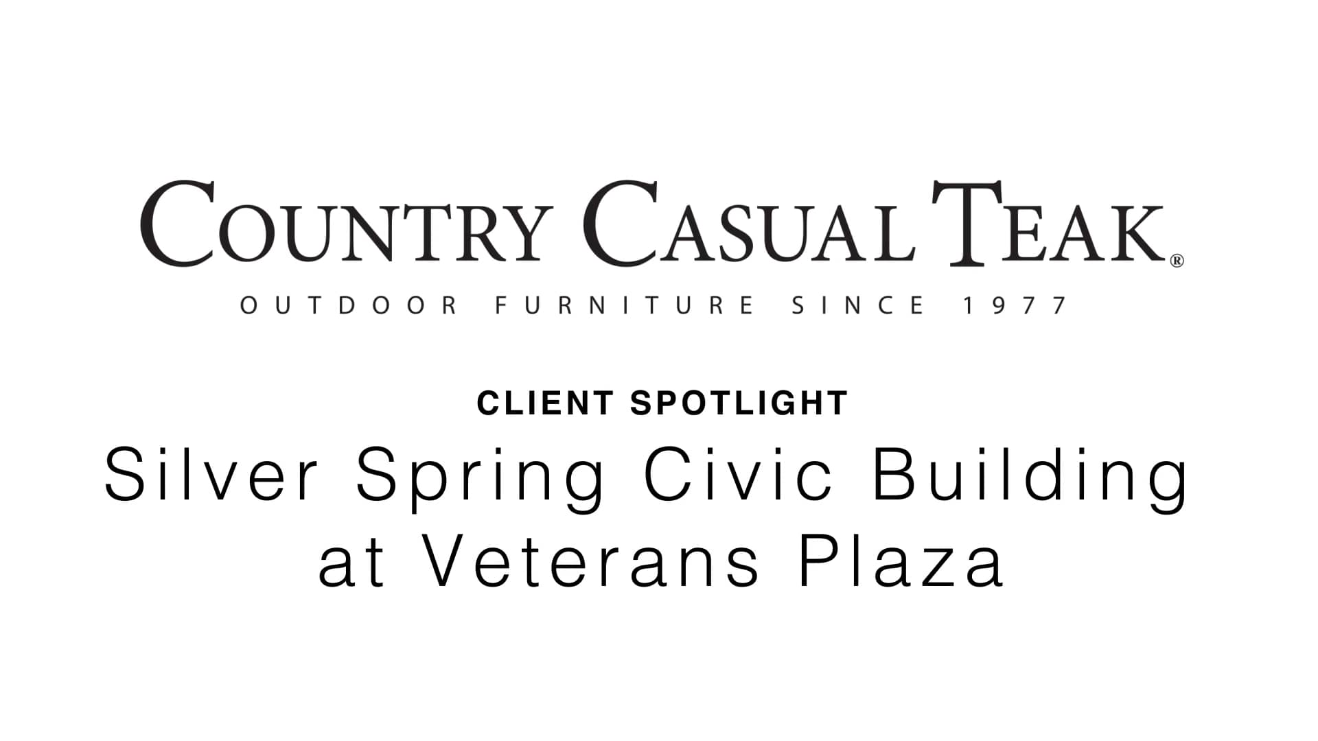 Client Spotlight: Silver Spring Civic Building at Veterans Plaza (with ...