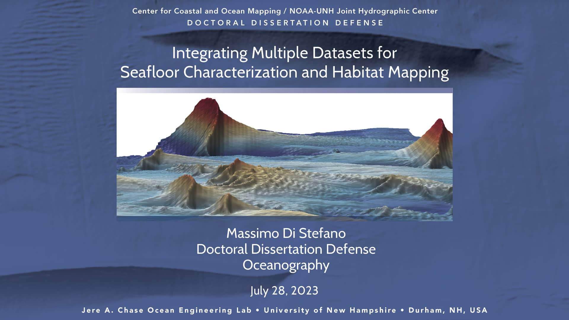 Integrating Multiple Datasets for Seafloor Characterization and Habitat Mapping on Vimeo