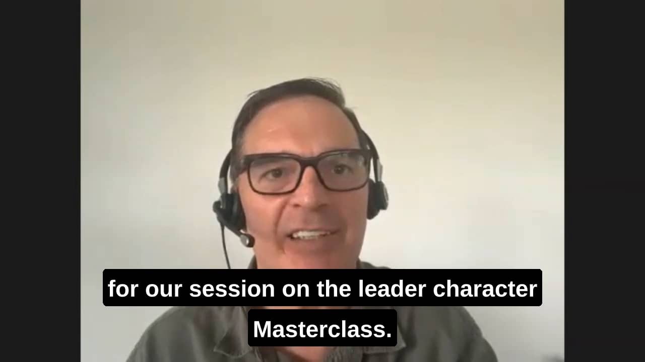 Your Masterclass message from Fraser Murray on Vimeo