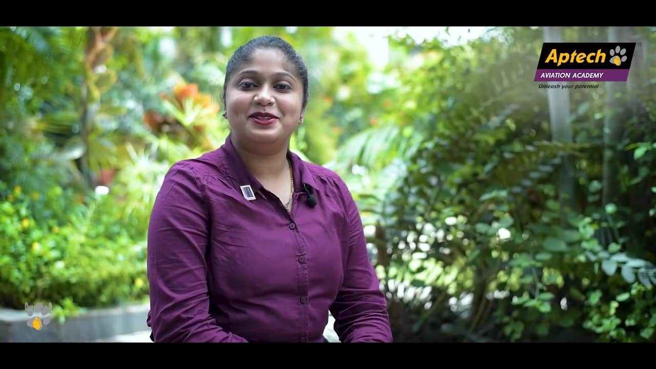 Aptech Aviation Academy - Student Testimonial - Pranitha R on Vimeo