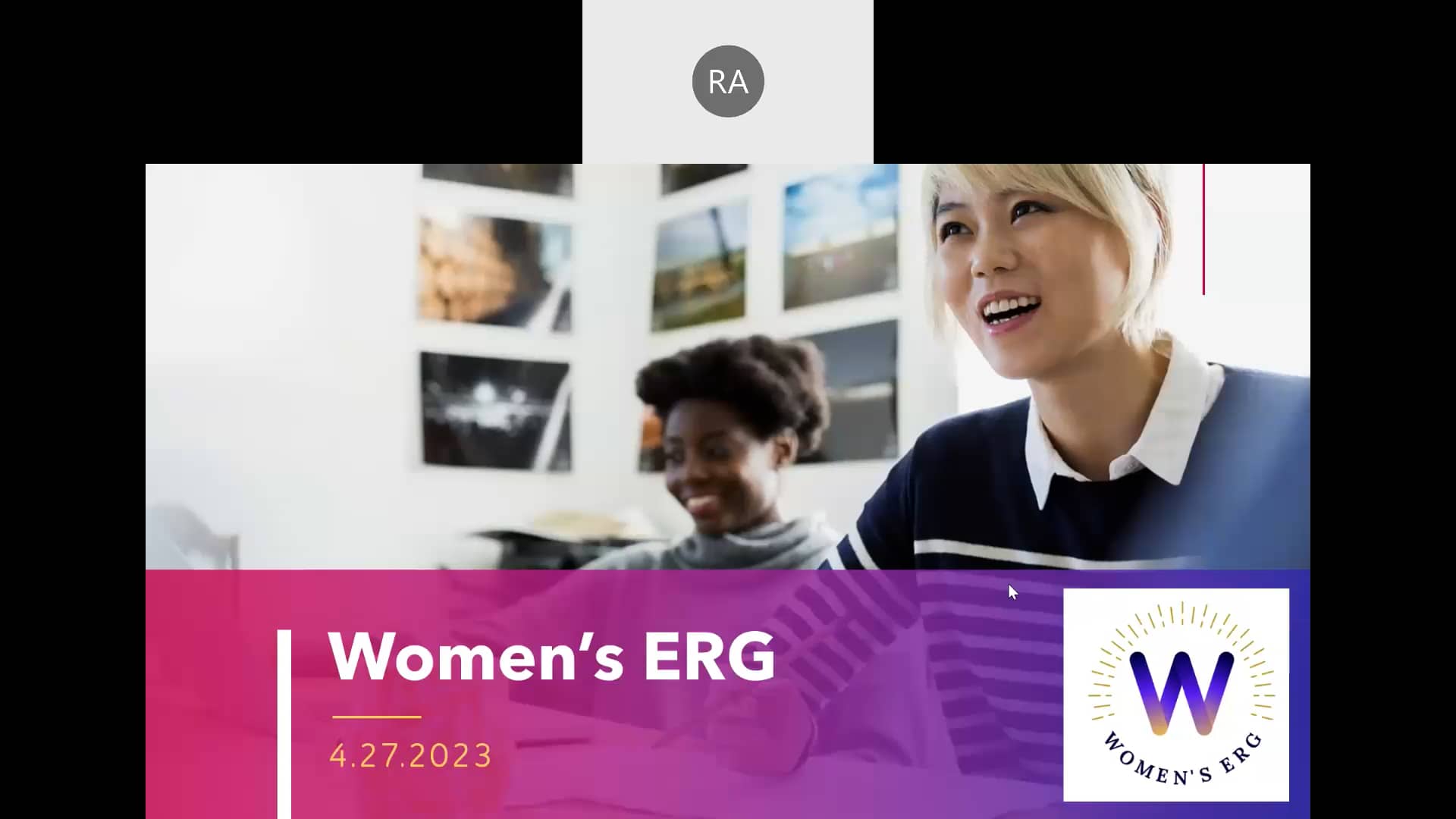 Womens ERG April meeting on Vimeo