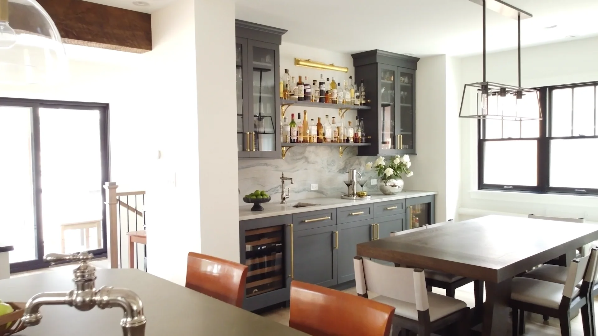 Modern Farmhouse Addition Creates Larger Kitchen & Primary Suite on Vimeo
