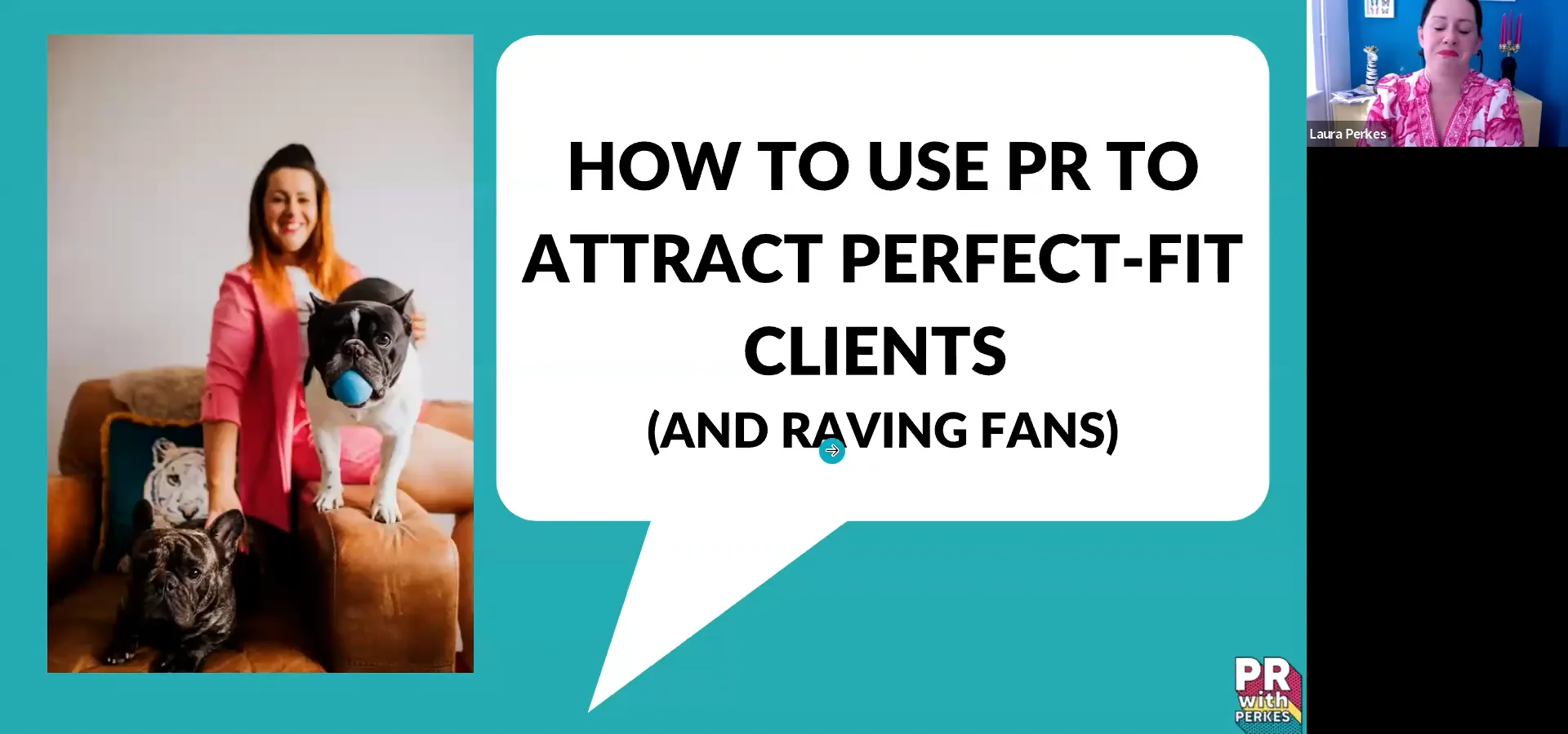 How to use PR to build your audience with Laura Perkes on Vimeo