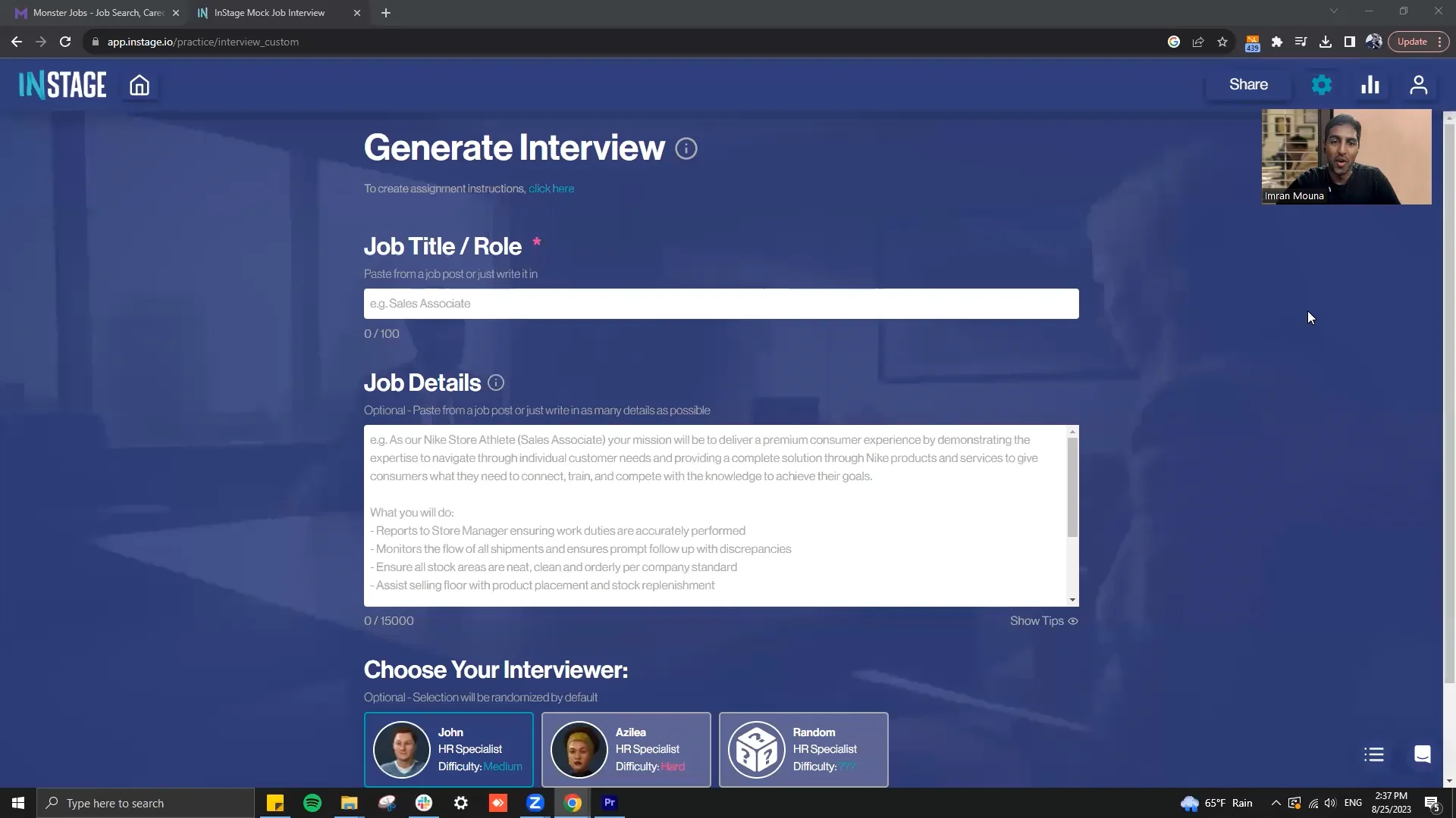 Instant Interview Overview for Career Advisors on Vimeo