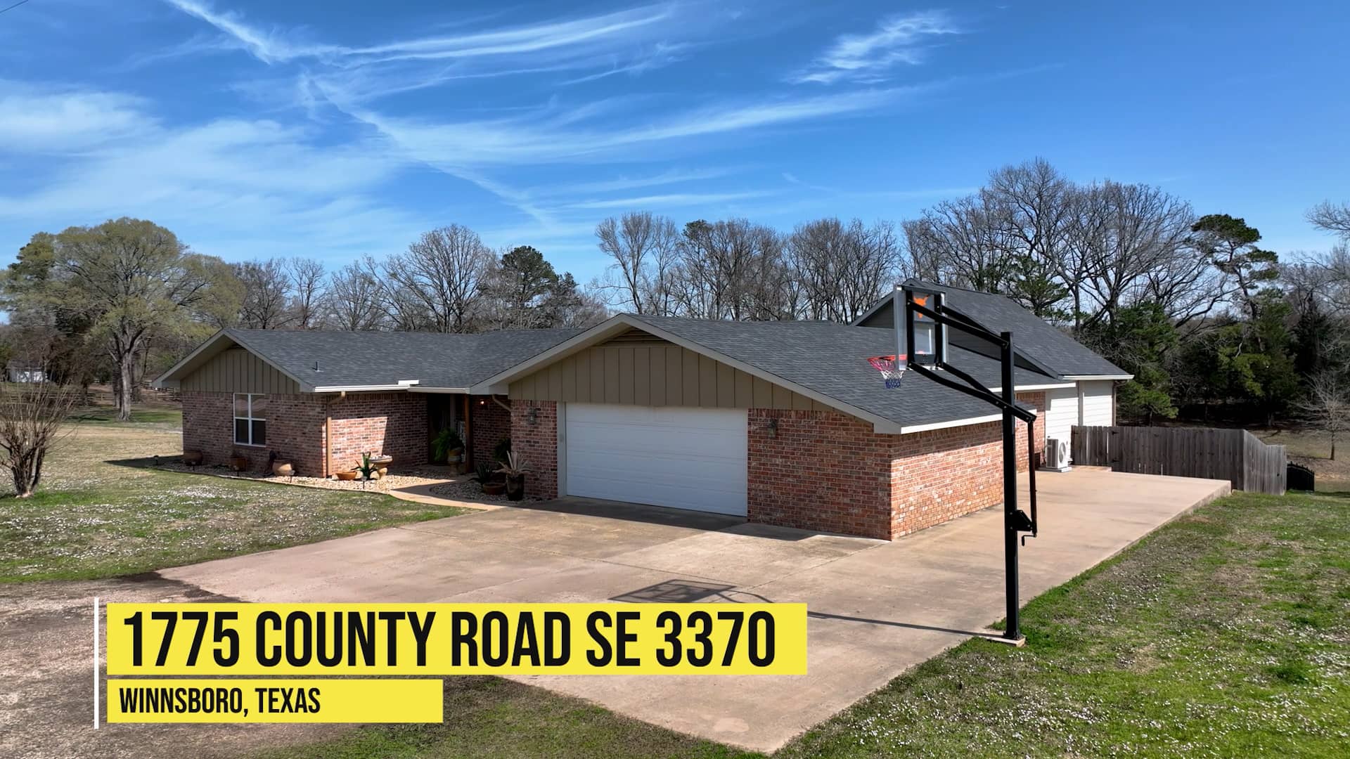 1775 County Road 3370, Winnsboro, TX 75494 on Vimeo