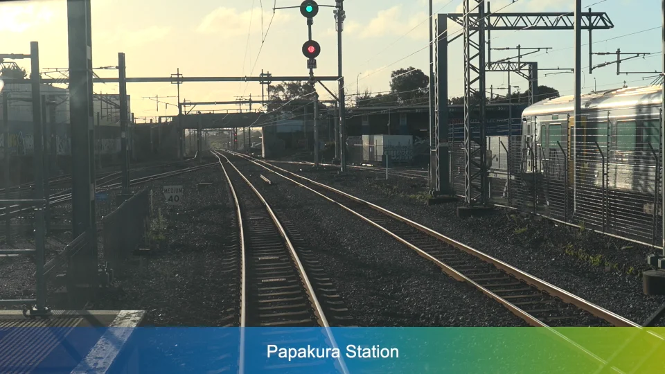 Train Route Papakura Station to Britomart Station-Broadband High on Vimeo
