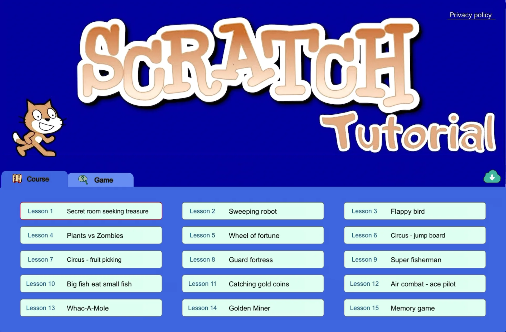 Scratch Tutorial app on Vimeo