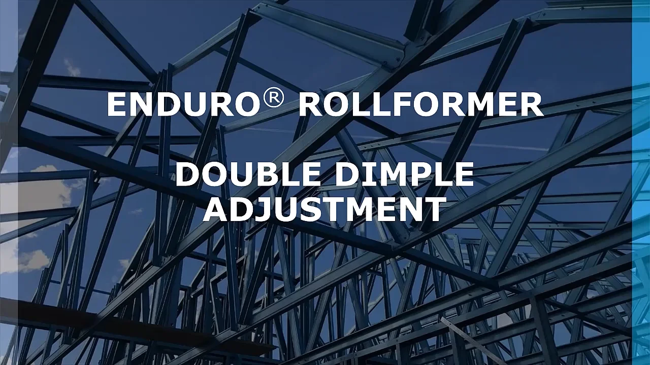 2.6 Rollformer Double Dimple Adjustment