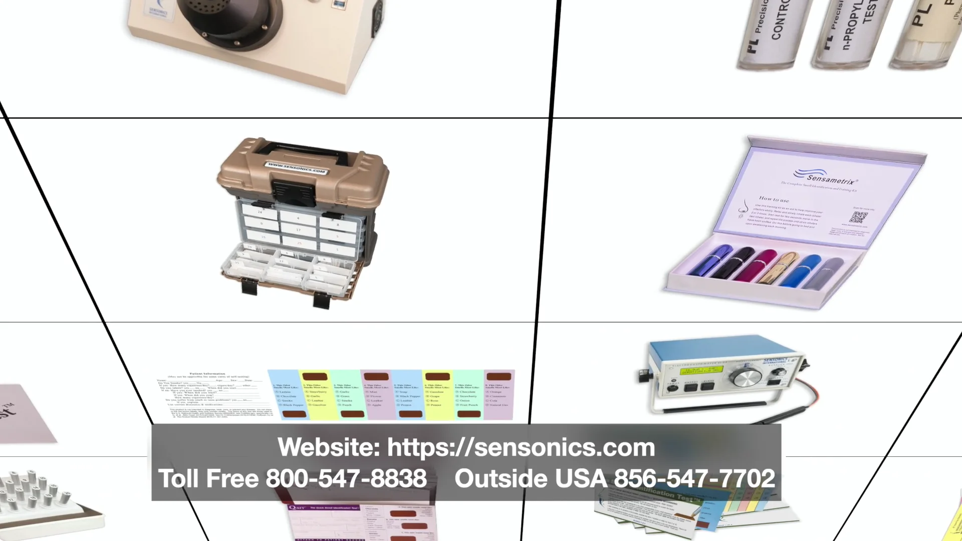 Sensonics International Smell & Taste Test Products on Vimeo
