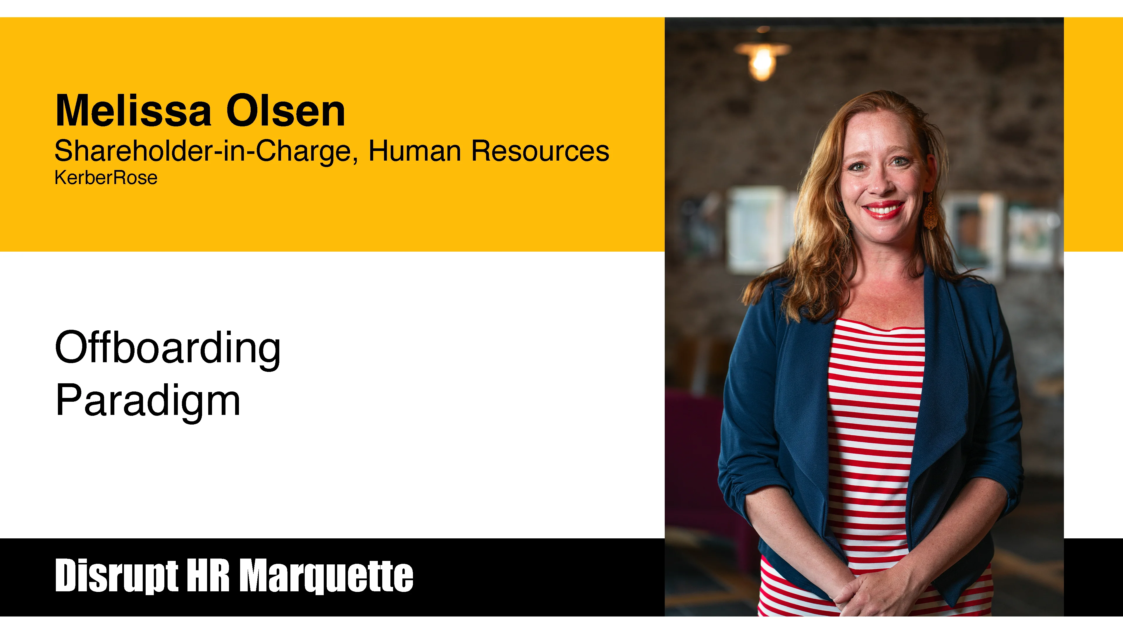 Offboarding Paradigm | Melissa Olsen | DisruptHR Talks on Vimeo