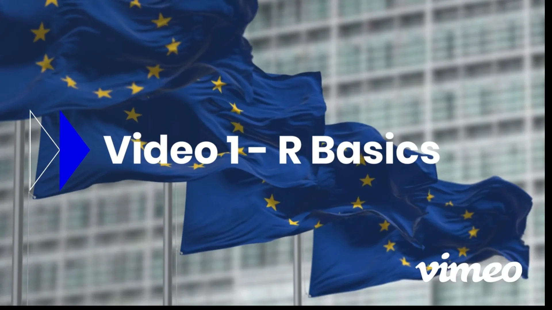 Video 1 (R Basics) on Vimeo