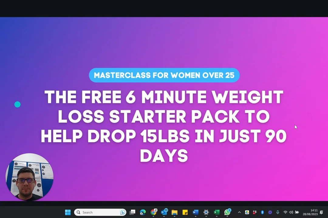 6 Minute Weight Loss Starter guide - Presentation - Google Chrome - 28 August 2023 on Vimeo
