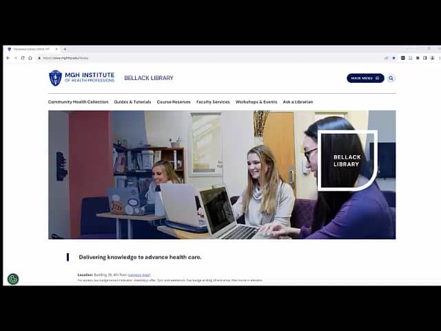 Bellack Library Online on Vimeo