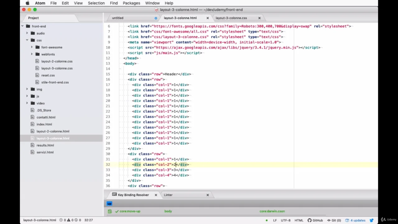 81 Layout a griglia usando il Float on Vimeo