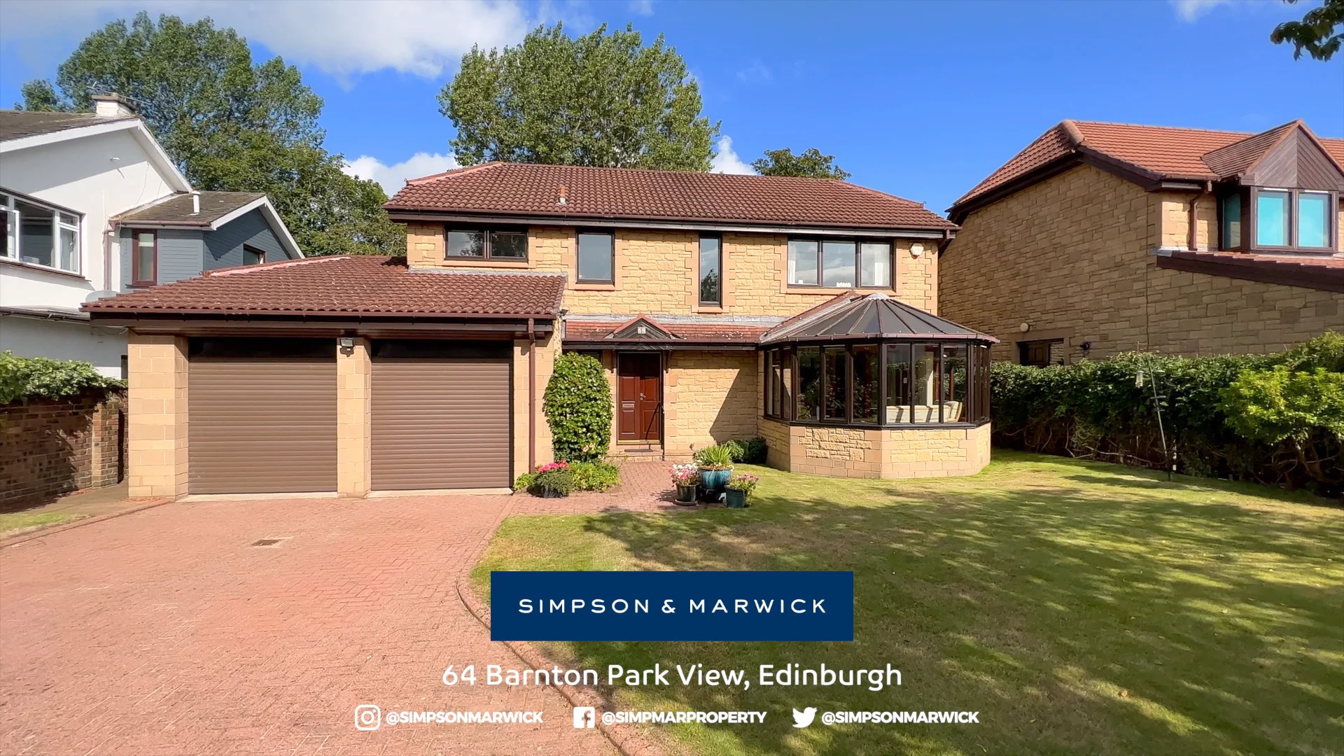 SCENEINVIDEO - 64 Barnton Park View, Edinburgh, Midlothian, EH4 6HJ on ...