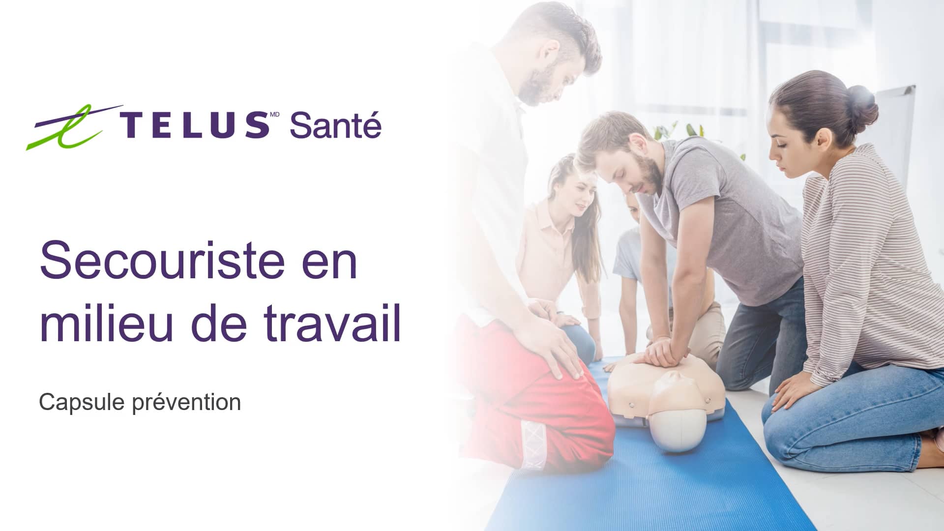 Secouriste en milieu de travail on Vimeo